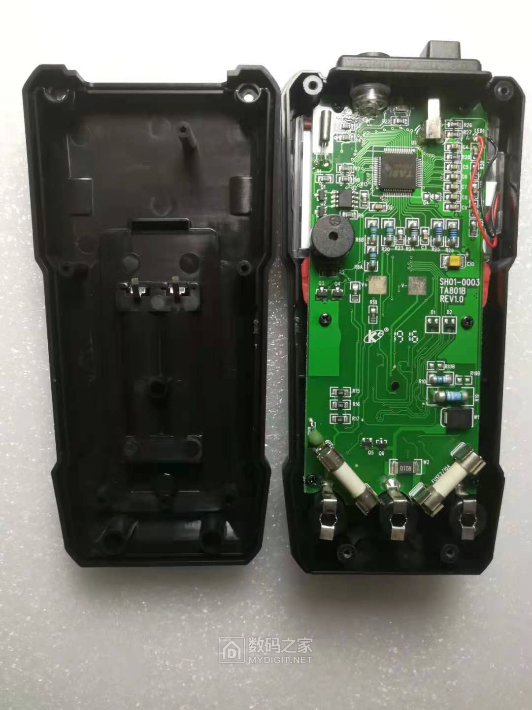 拆个特安斯TA801B万用表，这是出口型，看看值不值40元。 - 仪表谈谈 数码之家