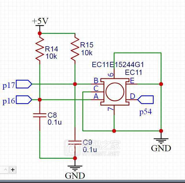 初学C语言---分享EC11编码器的程序 - 我爱单片机 数码之家