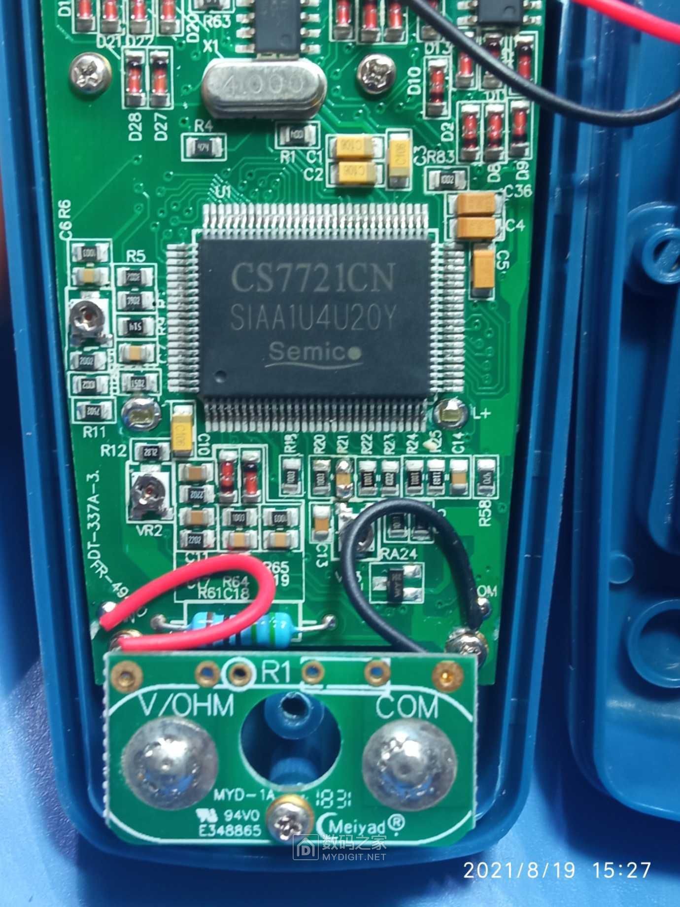 CEM华盛昌DT-337交直流钳表拆机测评 - 仪表谈谈 数码之家