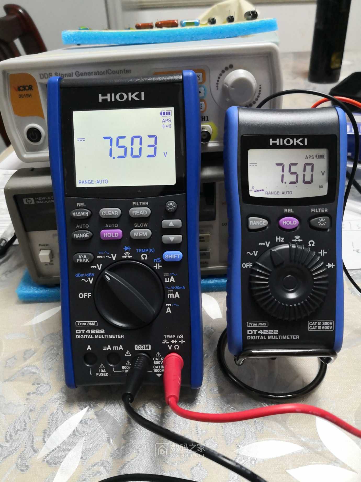 日置HIOKI DT4222简单测试 - 仪表谈谈 数码之家