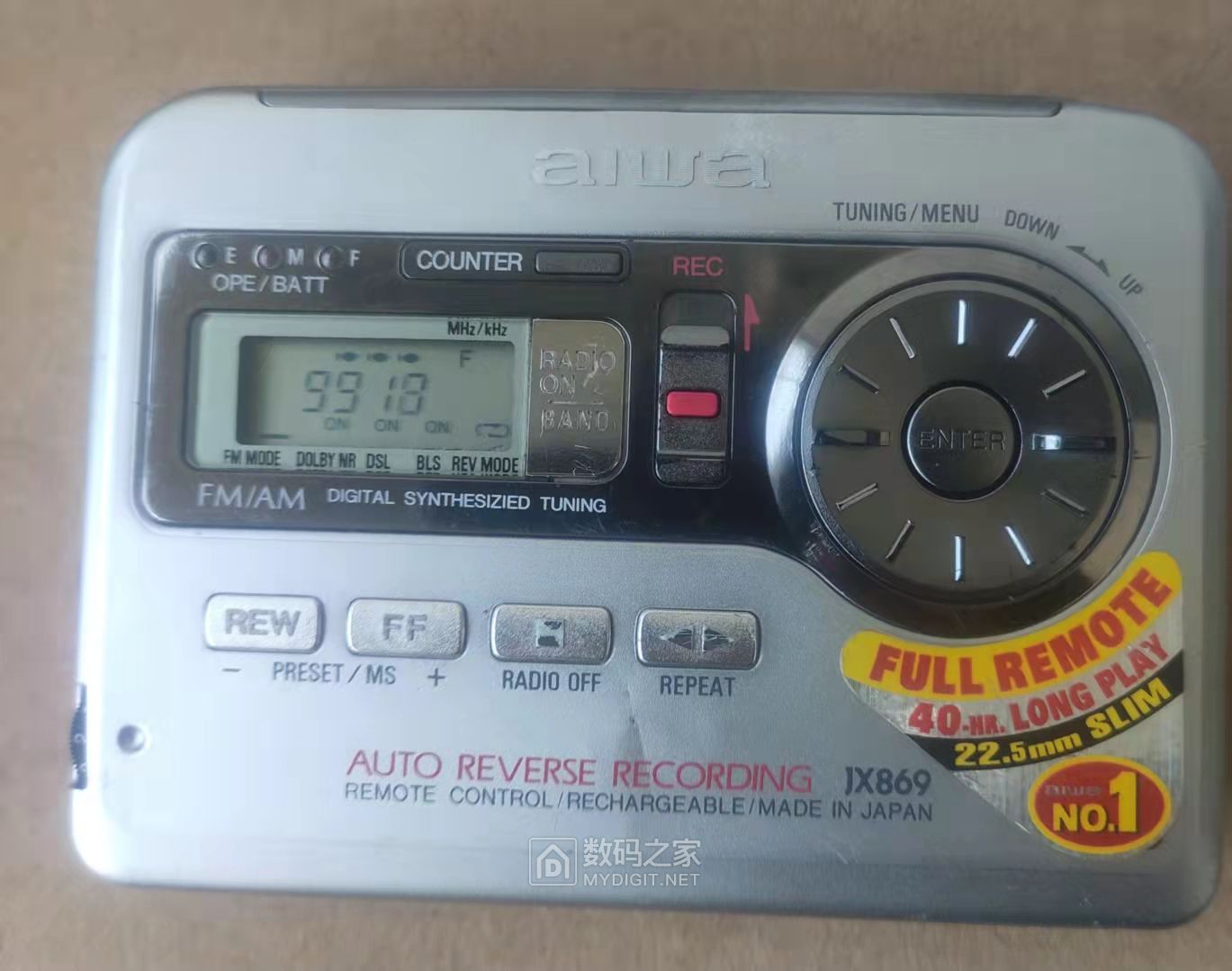 一波三折换爱华JX869随身听皮带 - 拆机乐园 数码之家