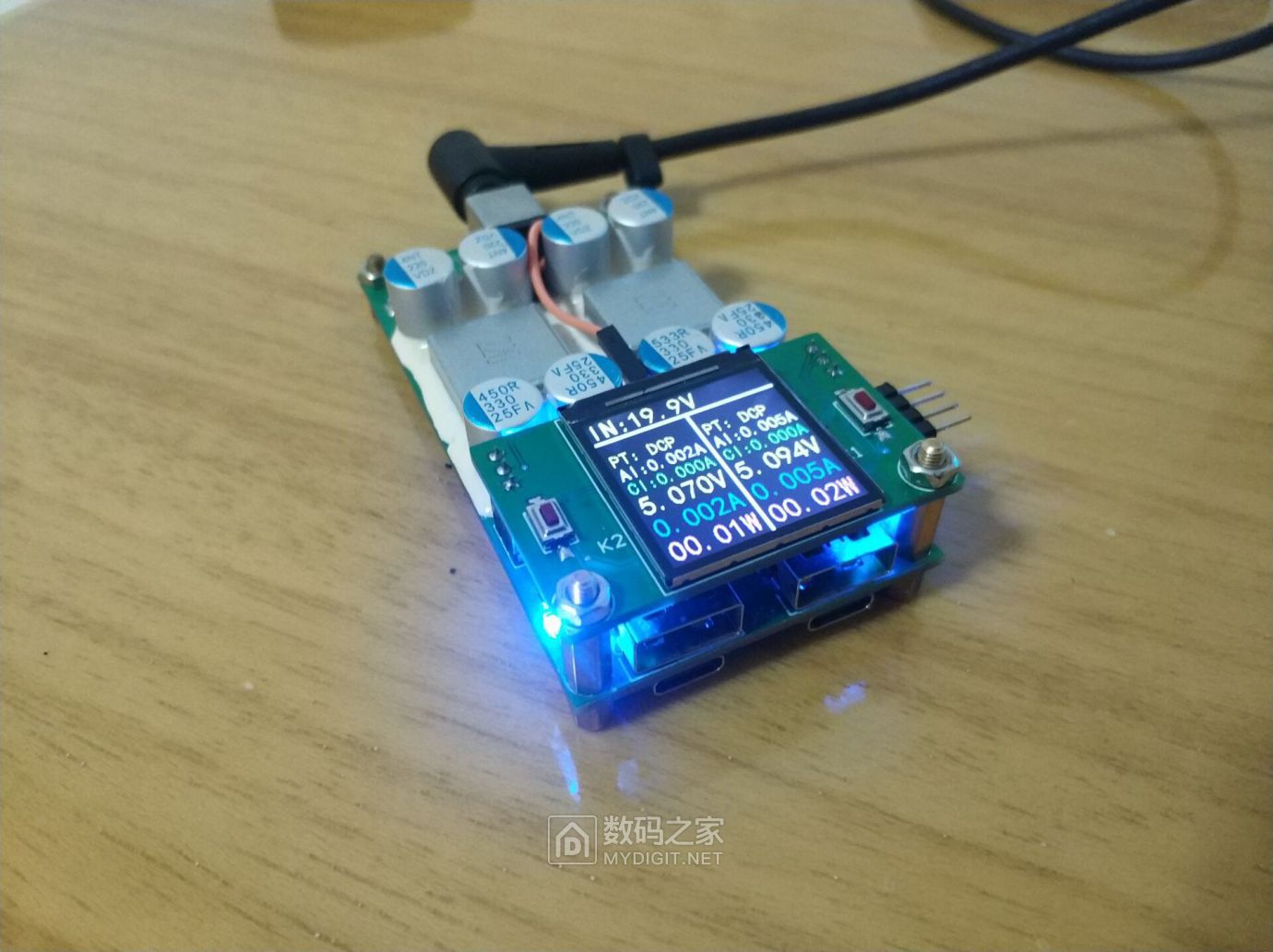 给以前做的SW3518充电板加一个显示模块 - 创意DIY 数码之家