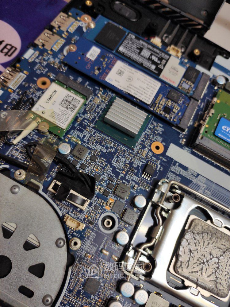 南桥过热！神舟K680E(蓝天NB50TJ1)笔记本电脑加装南桥散热片 - 创意DIY 数码之家