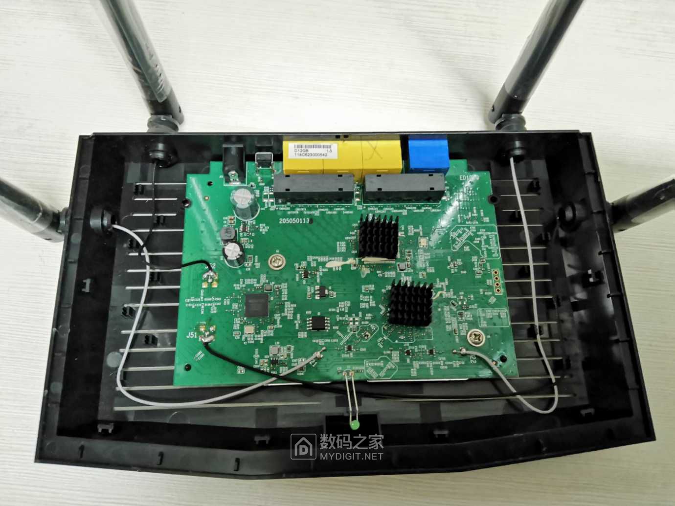 水星d12gb双频AC1200千兆路由器 首拆 - 拆机乐园 数码之家