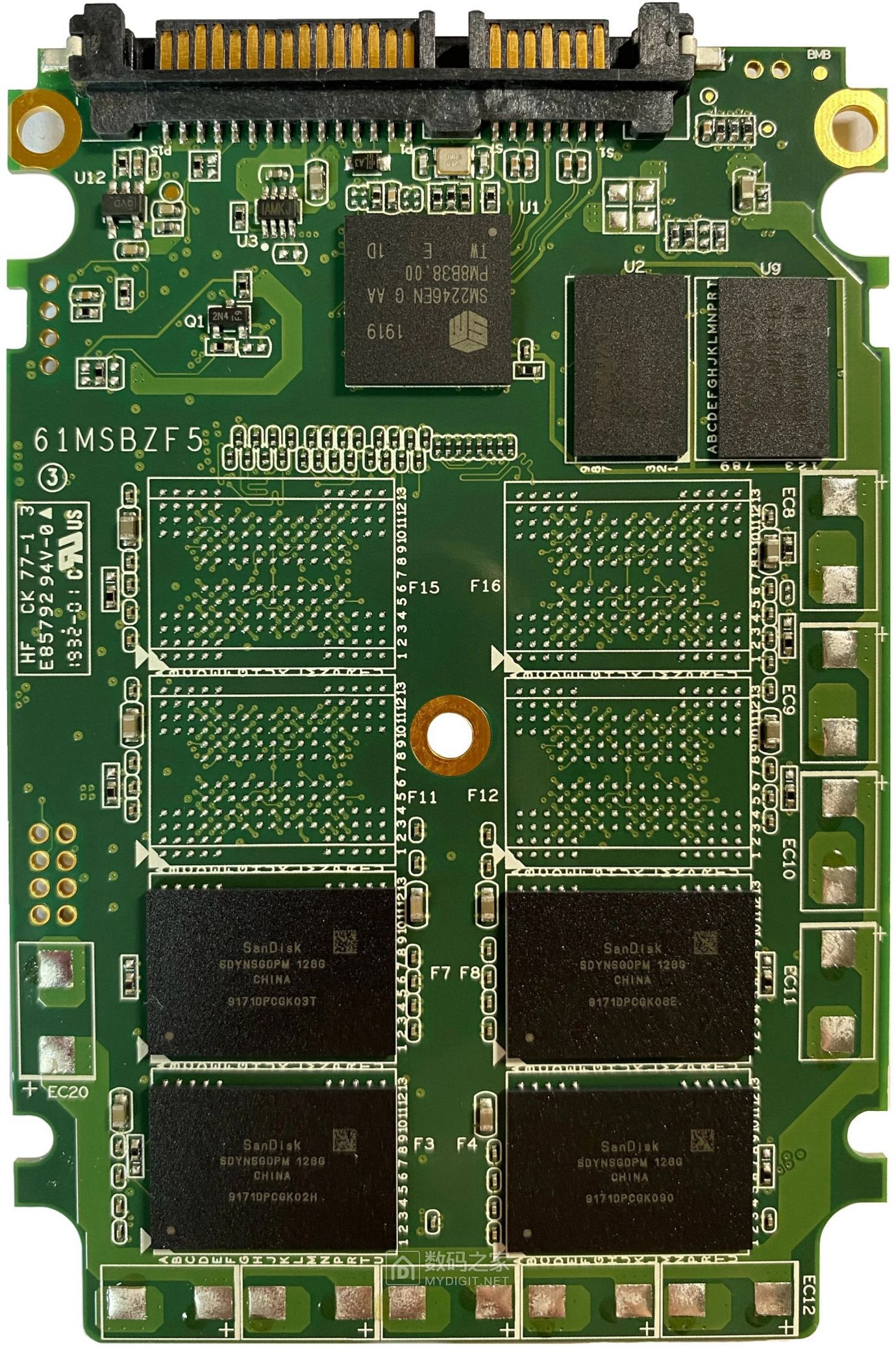 威刚工控级SSD 工级MLC颗粒（ADATA ISSS332-001TTP）高端SSD三要素 - SSD存储技术 数码之家