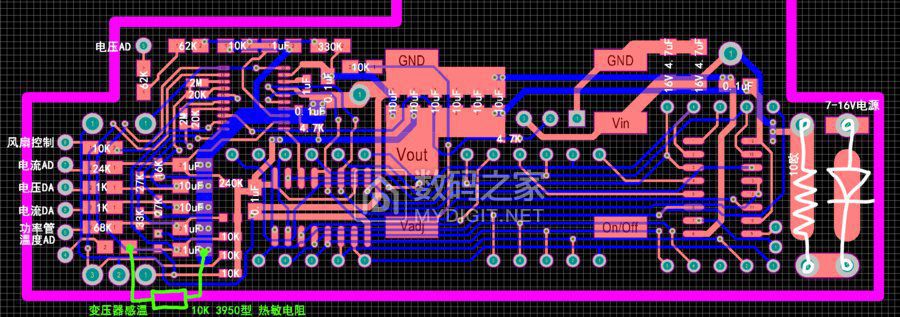 ZTE ZXD2400 v4.3完美改造60V50A可调数控电源（STM8/PCB/代码全开源） - 我爱单片机 数码之家