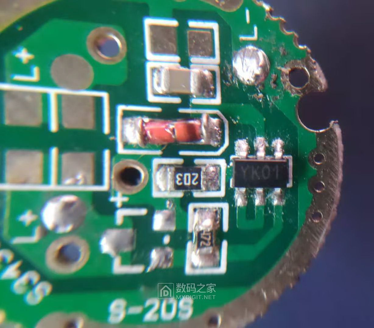 手电筒三档驱动，丝印YK01这个IC是哪个型号？ - 手电筒/照明 数码之家