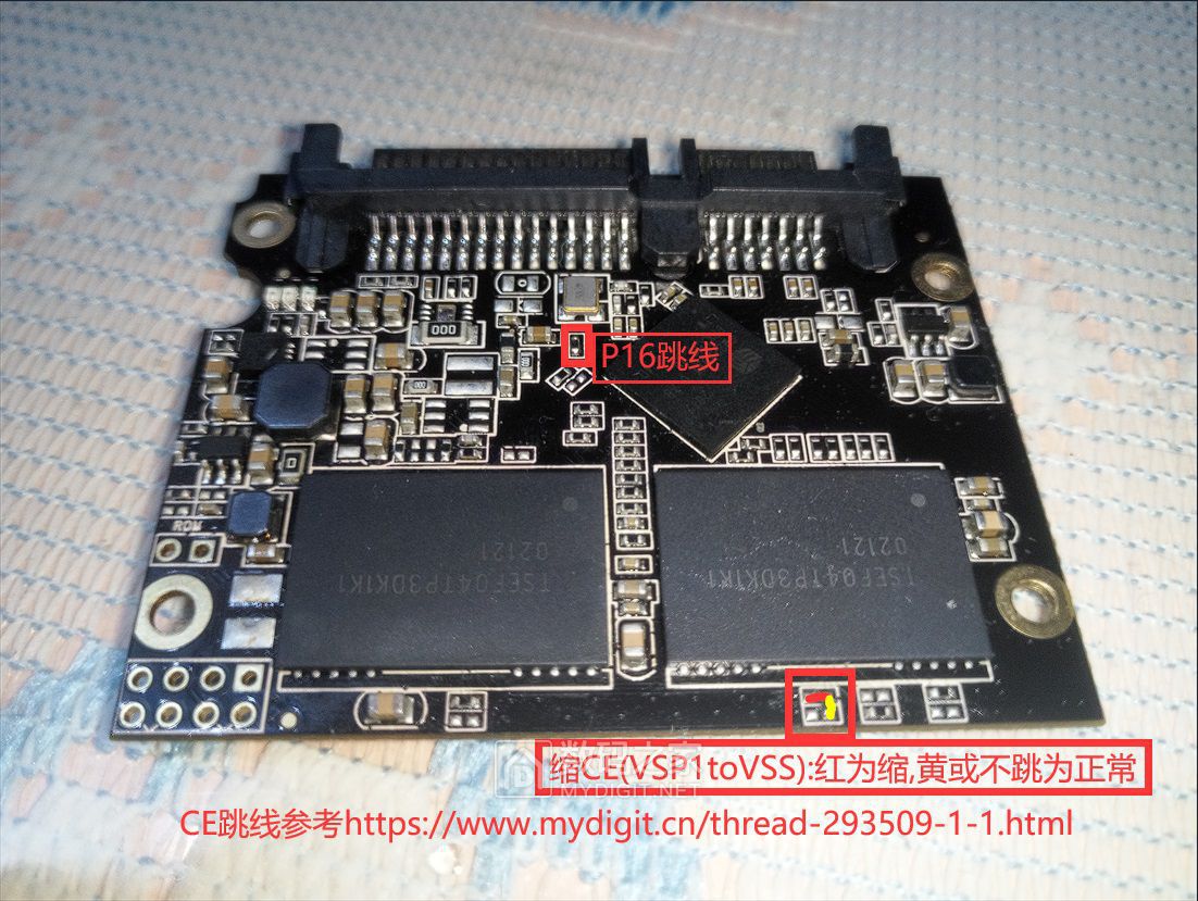 分享一个小短板59XT/58XT的跳线(SM2258_59XT_BGA144_4BGA152_4L) - SSD存储技术 数码之家