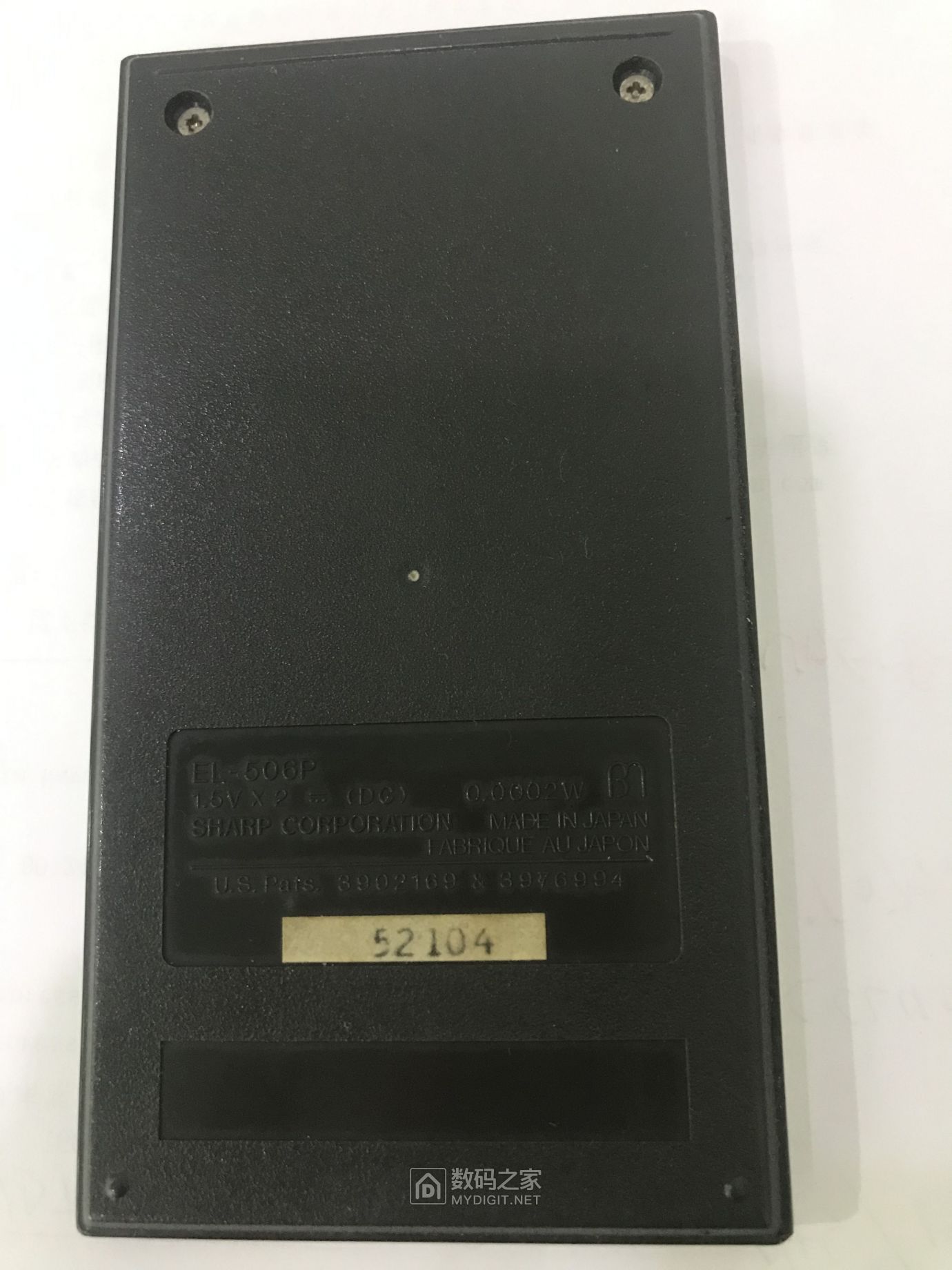 拆修一个比较老的计算器：夏普EL-506P - 拆机乐园 数码之家