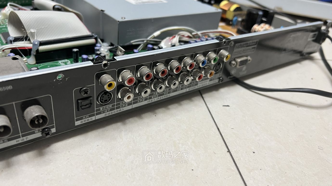 夏新pvr国产高端dvd PVR350拆解 支持mp4播放 - 拆机乐园 数码之家