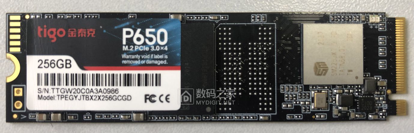 金泰克P650 256G固态慧荣SM2263XT+长江存储颗粒测试 - SSD存储技术 数码之家
