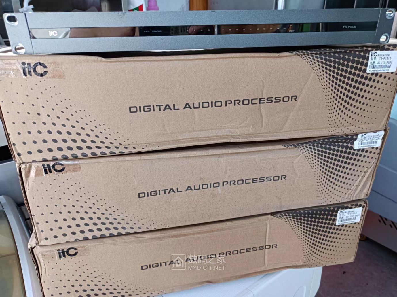 ITC TS-P1616 数字音频处理器 原价二三万 - 拆机乐园 数码之家