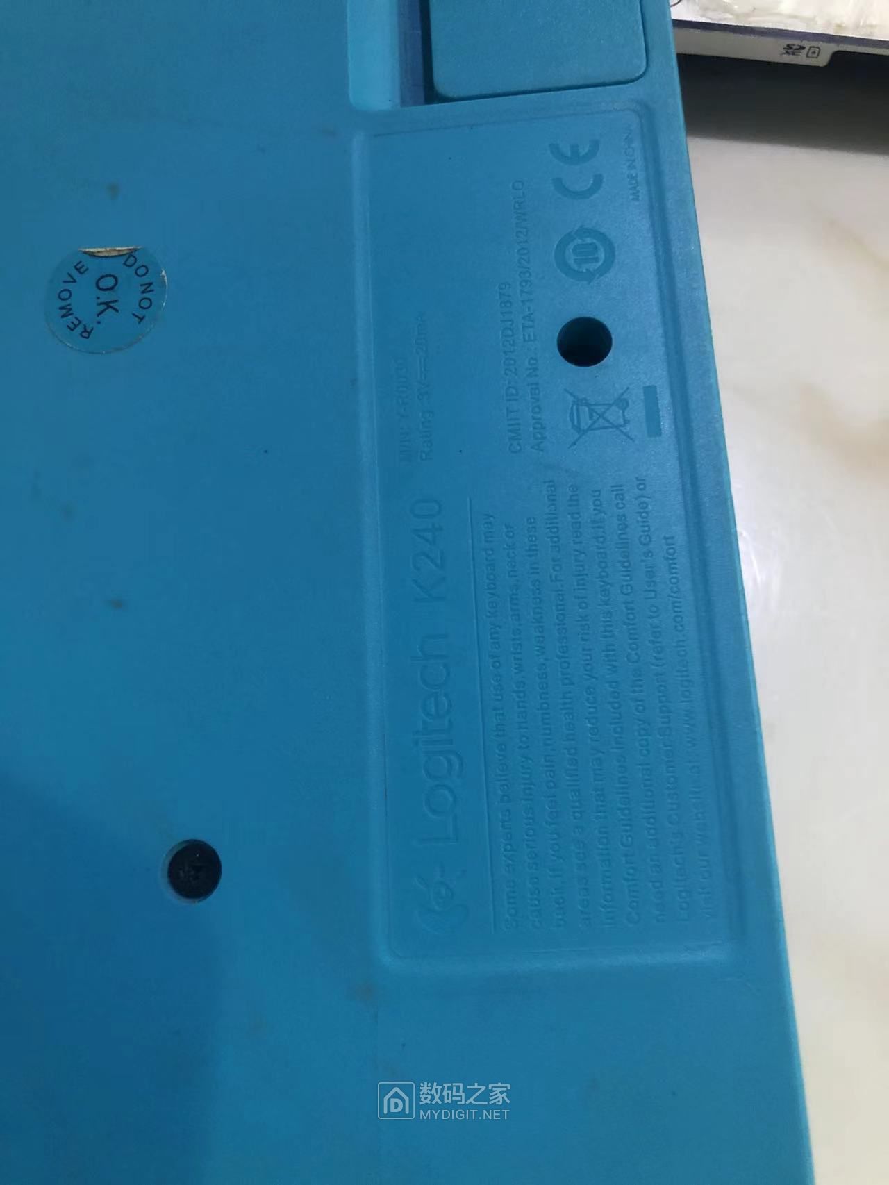 罗技K240无线键盘接收器丢了，能改有线的吗 - 拆机乐园 数码之家