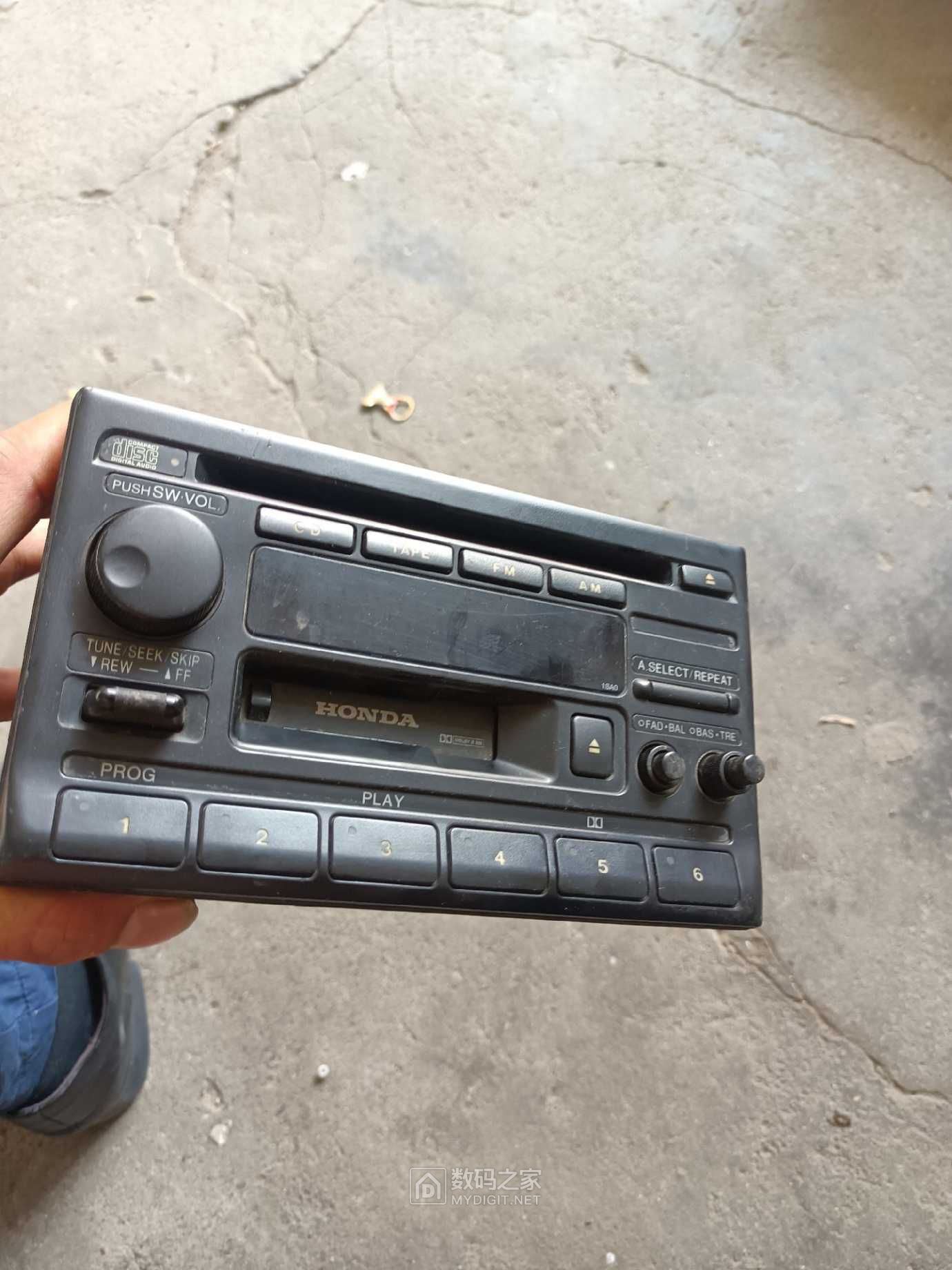感受艺术之美~打理一台1997本田CD5的CD磁带收音一体车机 - 拆机乐园 数码之家