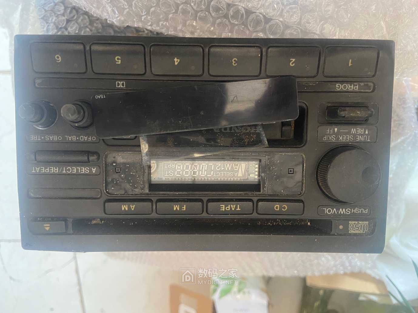 感受艺术之美~打理一台1997本田CD5的CD磁带收音一体车机 - 拆机乐园 数码之家