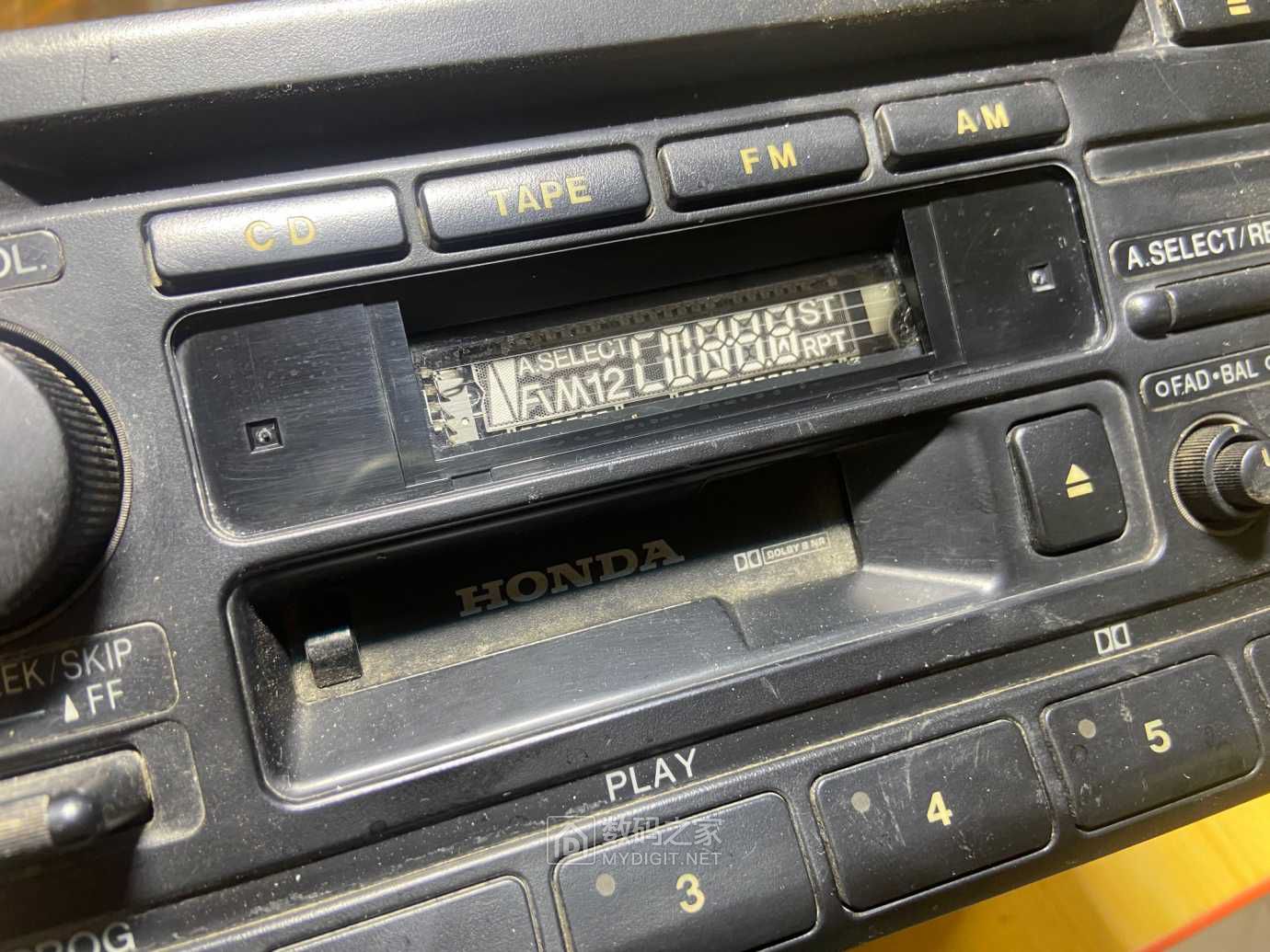 感受艺术之美~打理一台1997本田CD5的CD磁带收音一体车机 - 拆机乐园 数码之家