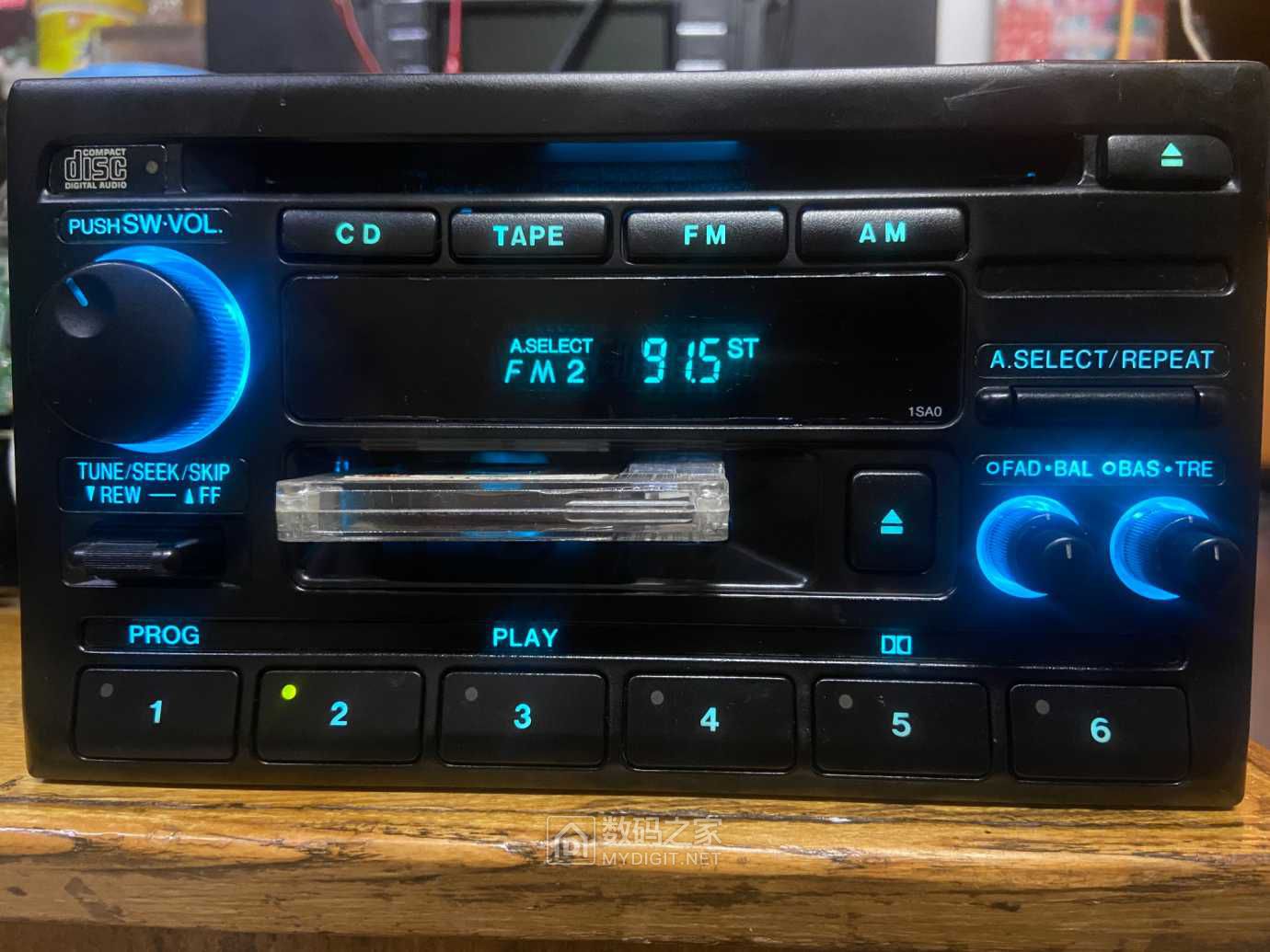 感受艺术之美~打理一台1997本田CD5的CD磁带收音一体车机 - 拆机乐园 数码之家