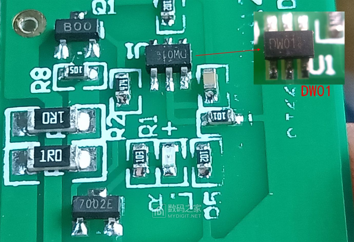 奥克斯AUX-A5专业理发器锂电池修理，并讲解单节锂电保护DW01+8205电路原理 - 拆机乐园 数码之家