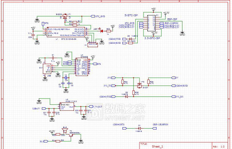 逆潮流而动、做一个另类的USB-TTL/STC_ISP自动下载线（多图、附源码） - 我爱单片机 数码之家