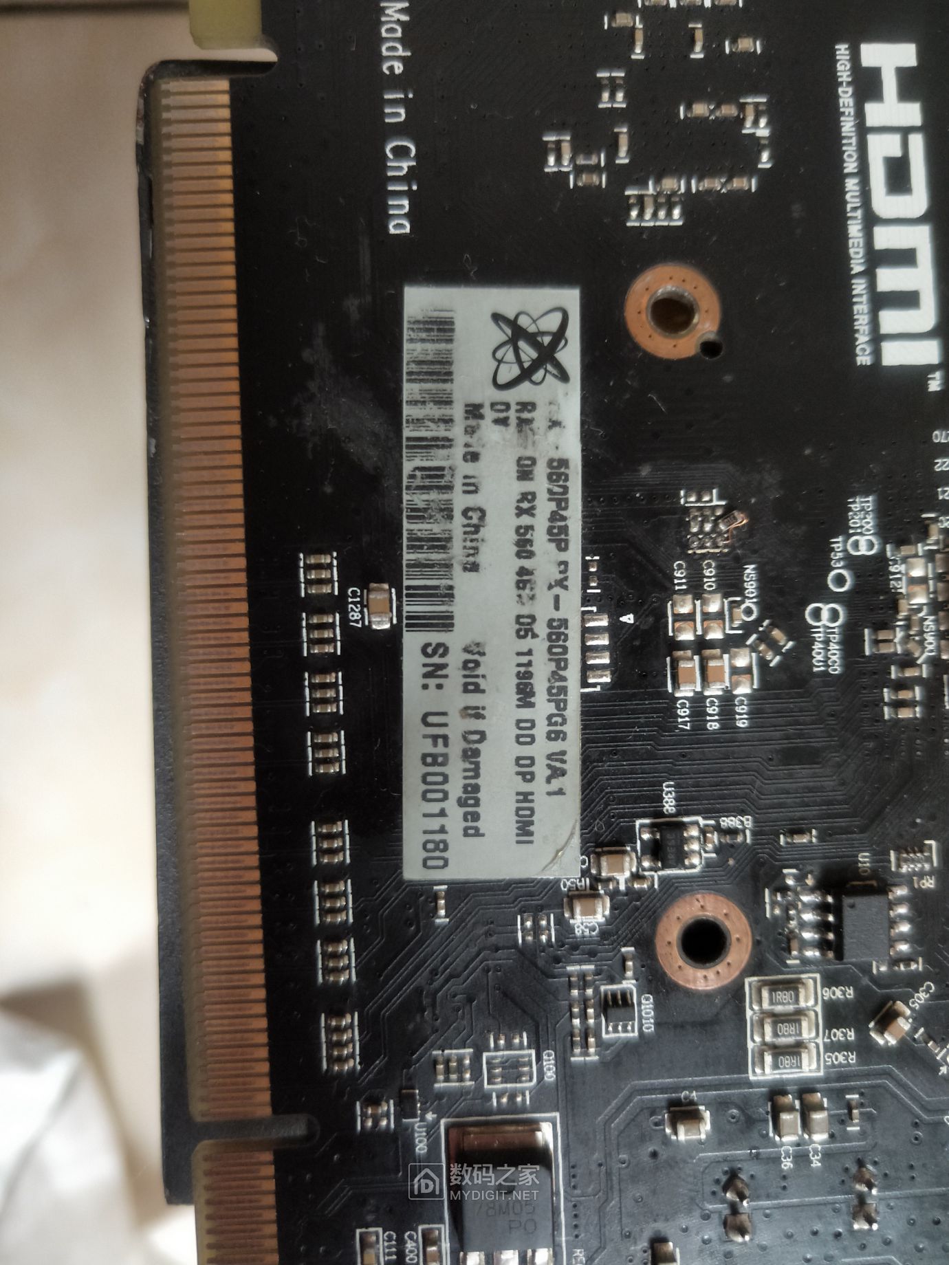 0技术维修 讯景RX560显卡 - 拆机乐园 数码之家