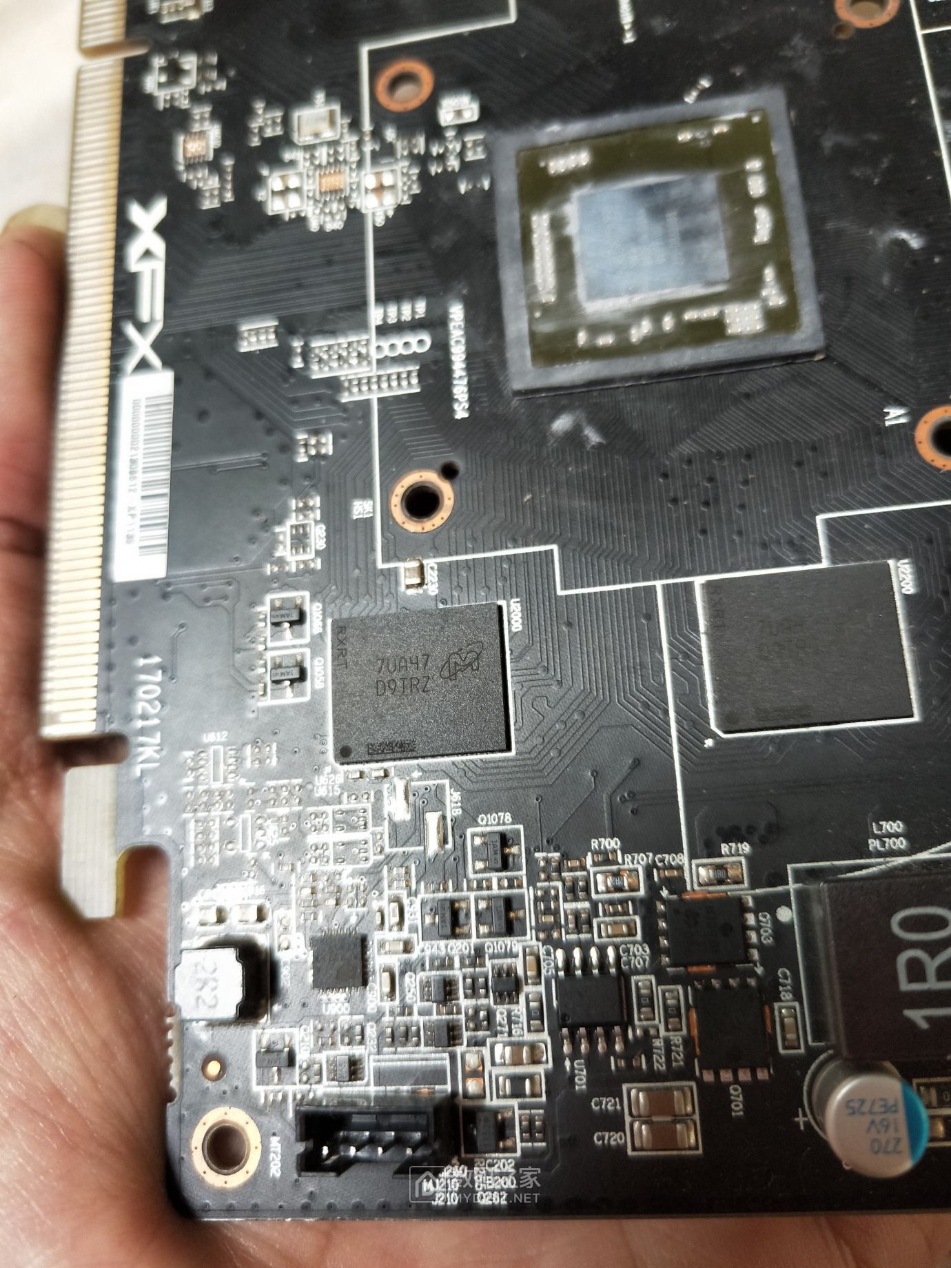 0技术维修 讯景RX560显卡 - 拆机乐园 数码之家