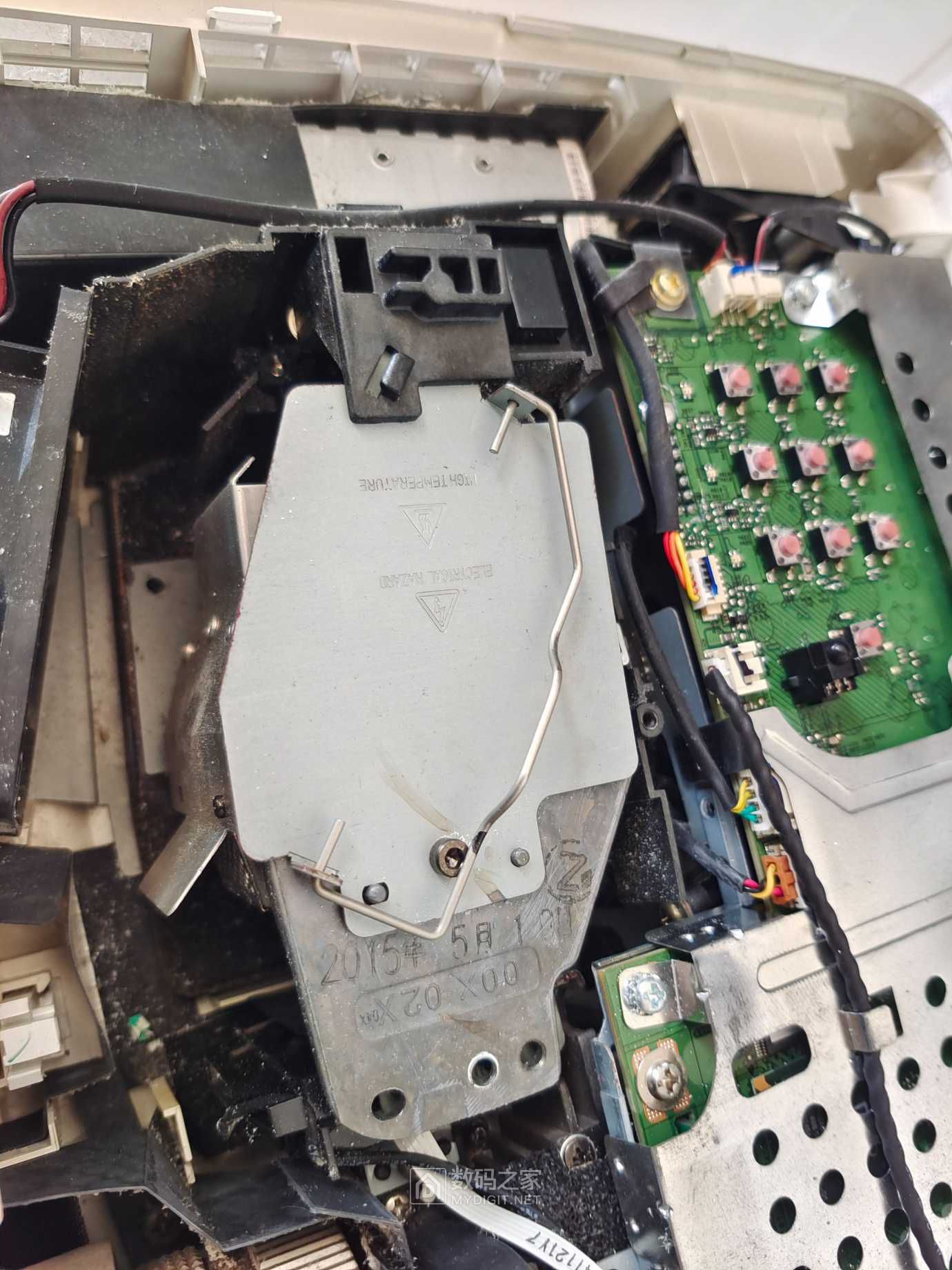 明基benq i700 i701投影仪拆机清洁色轮 - 拆机乐园 数码之家