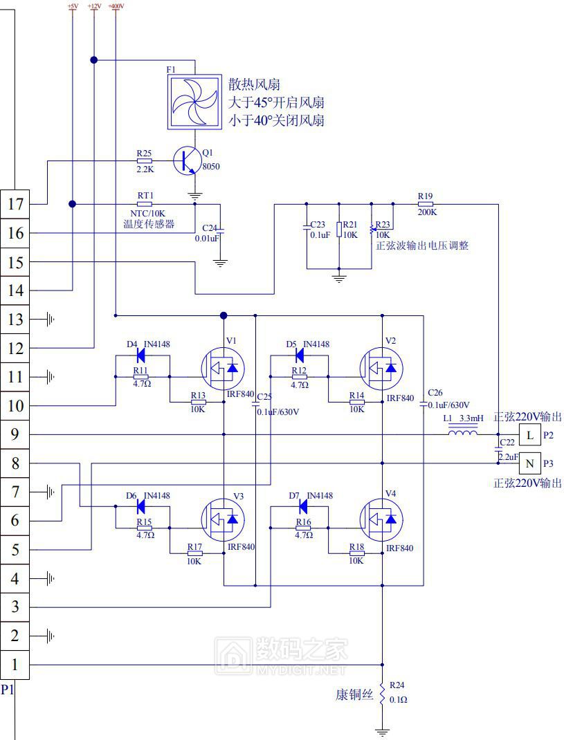 分享一个高度集成的EG8010纯正弦波驱动板资料，为进军正弦波制作做好准备 - 创意DIY 数码之家