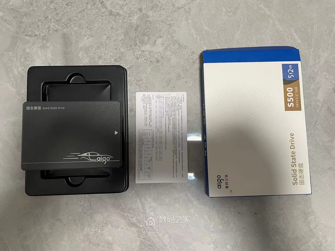拆解爱国者国民好物512GB固态硬盘（aigo S500） - 拆机乐园 数码之家