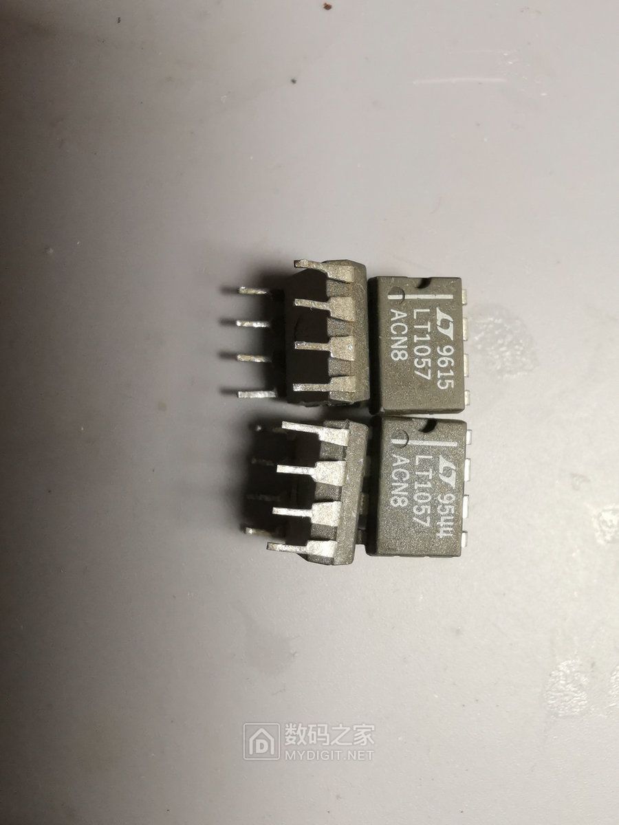 邮了几个LT的 基准 LT1021 和运放 LT1057 砸开看看是不是真的 - 拆机乐园 数码之家