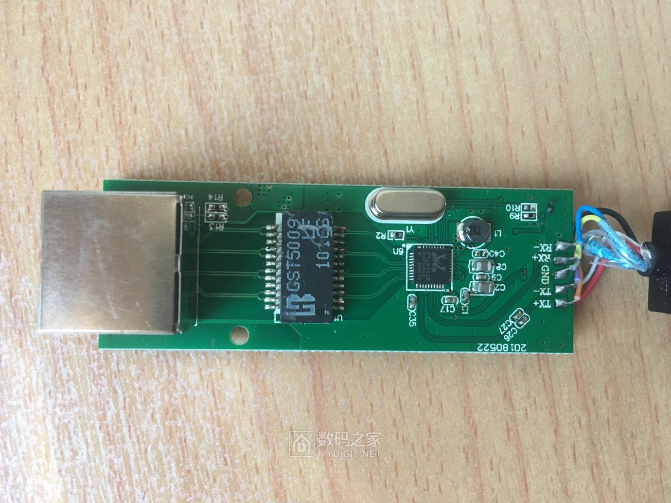 GLAABIT USB3.0千兆网卡拆解：RTL8153B芯片方案 - 拆机乐园 数码之家