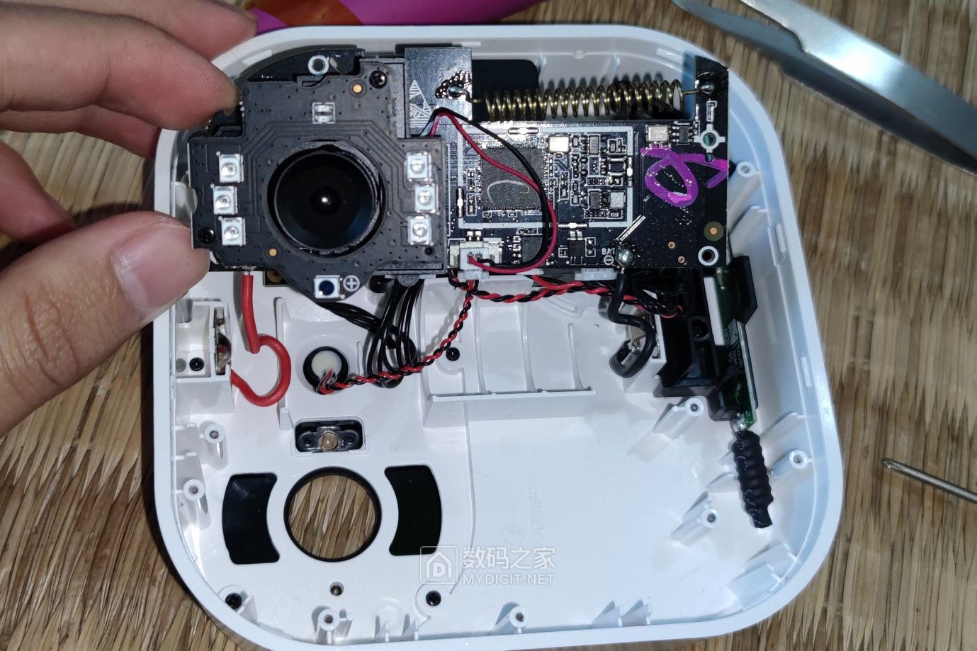 360可视门铃,D809-D1 电信定制版拆解 - 拆机乐园 数码之家