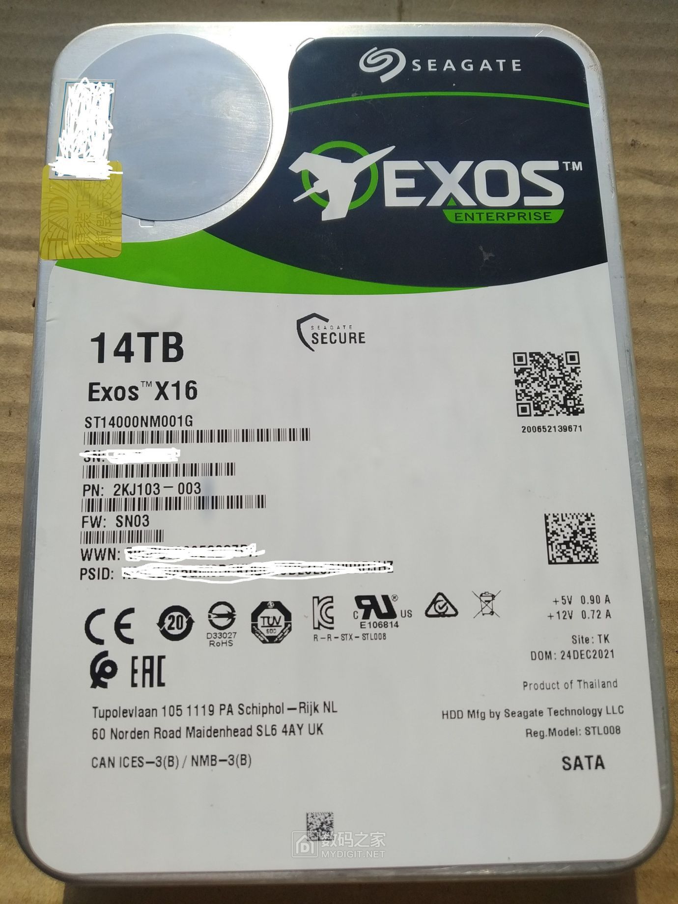 淘宝买的矿盘，希捷银河X16 14T，测试了一下不算太理想，至少不像商家描... - 电脑软硬派 数码之家