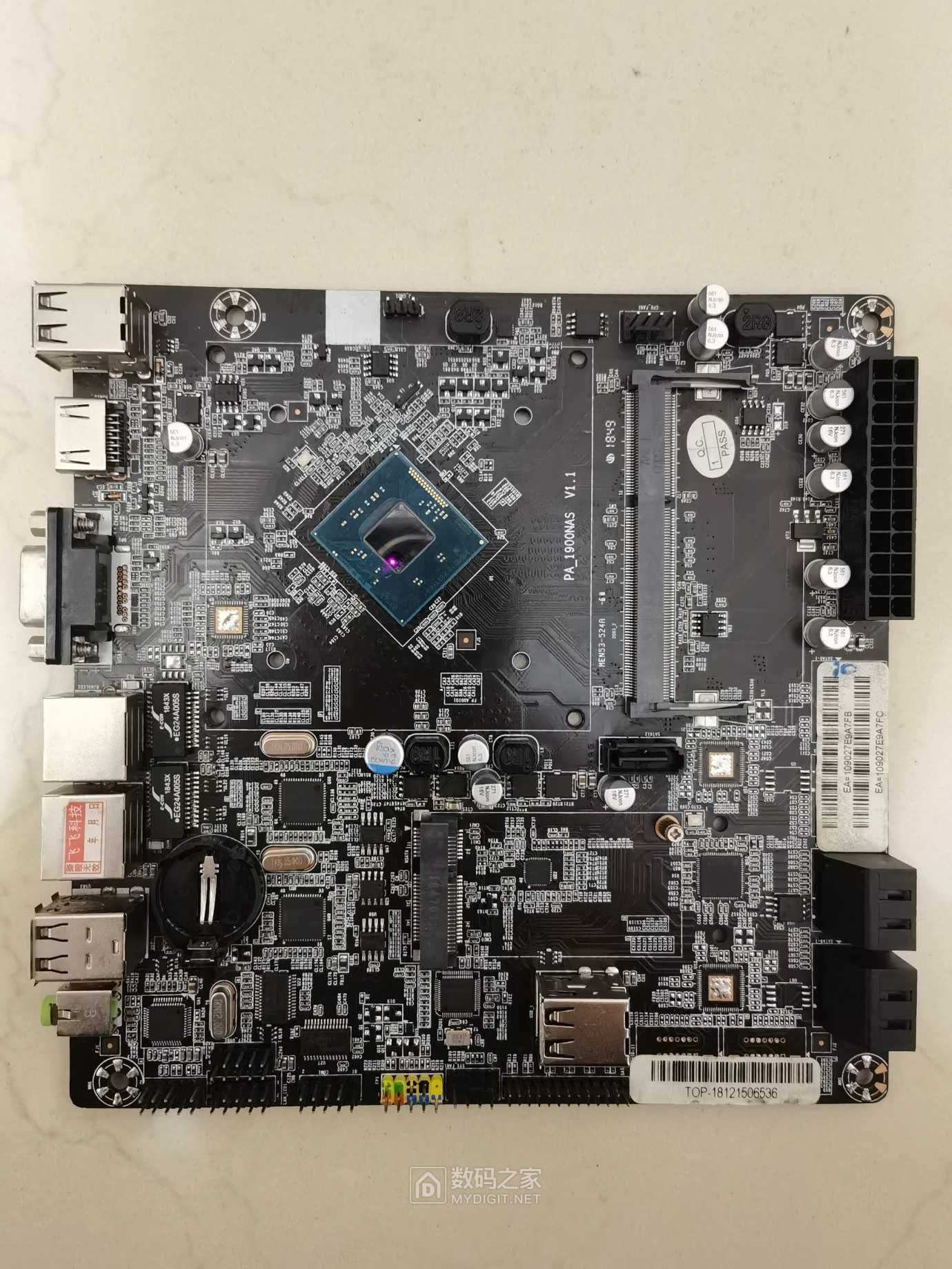 蜗牛J1900双网卡主板故障，开机掉电反复重启 - 维修达人 数码之家