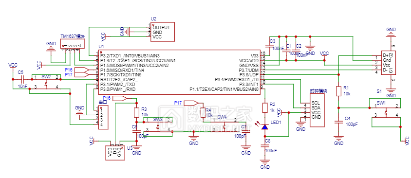 第一次玩CH552，识别设备失败，不知道是什么原因 - 我爱单片机 数码之家