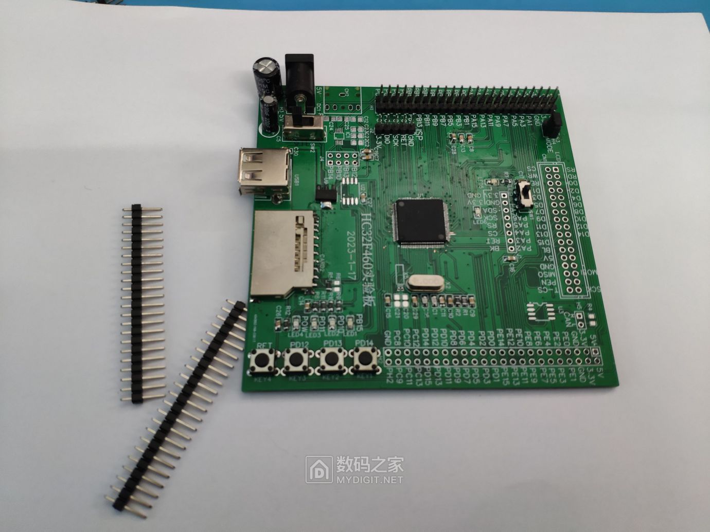 支持国产芯片，DIY制作HC32F460实验板。 - 我爱单片机 数码之家