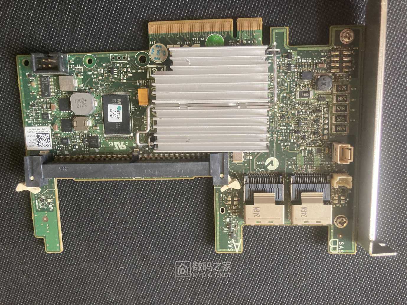 一个DELL服务器拆下来的Perc H700 SAS 阵列卡 - 电脑软硬派 数码之家