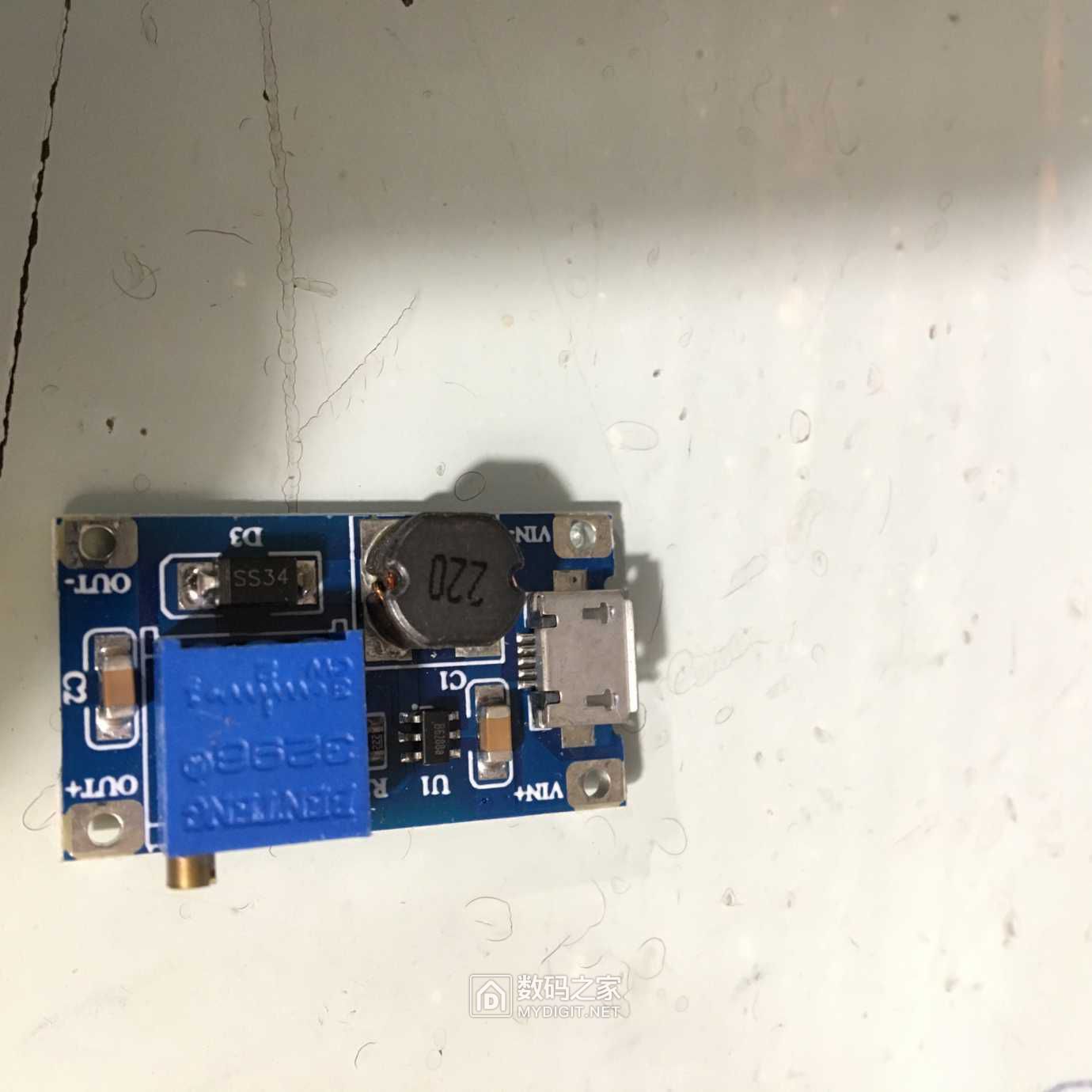 用EBD电子负载测B628 SX1308 MT3608 2A升压板，输出电流很大 无截止短路保护 - 拆机乐园 数码之家