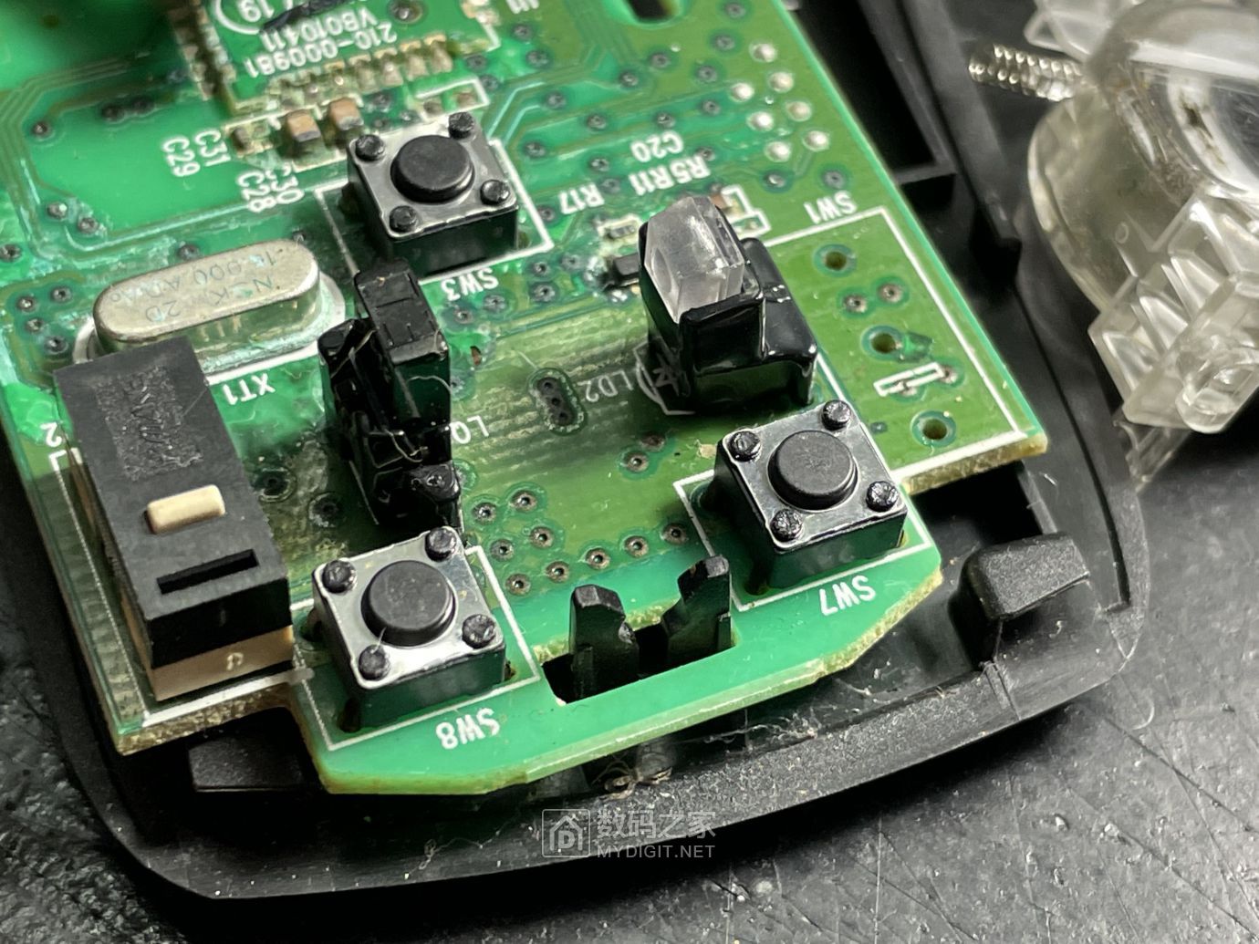 十年前的罗技M525无线鼠标拆解 - 拆机乐园 数码之家