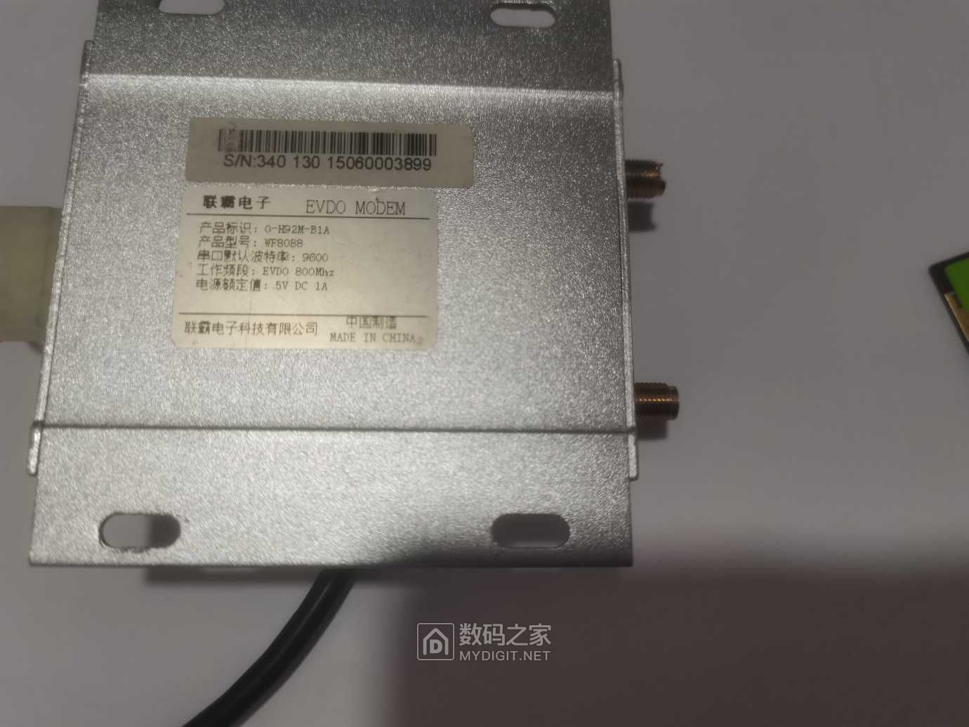 捡了个工业级网卡（联霸电子EVDO MODEM WF8088）龙尚U8300c模块，可插SIM卡 - 拆机乐园 数码之家