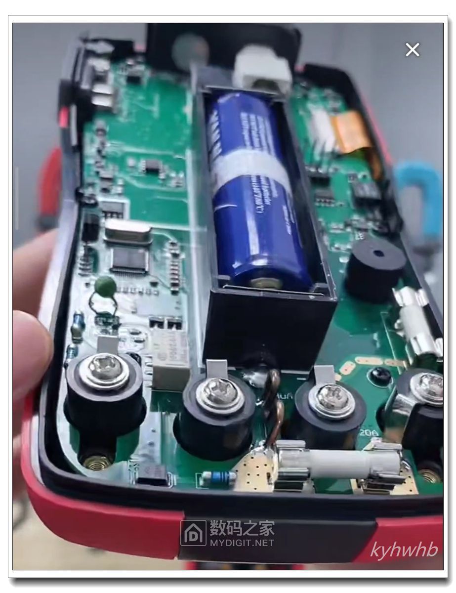 众仪ZT-702S数字示波万用表拆机图 - 仪表谈谈 数码之家