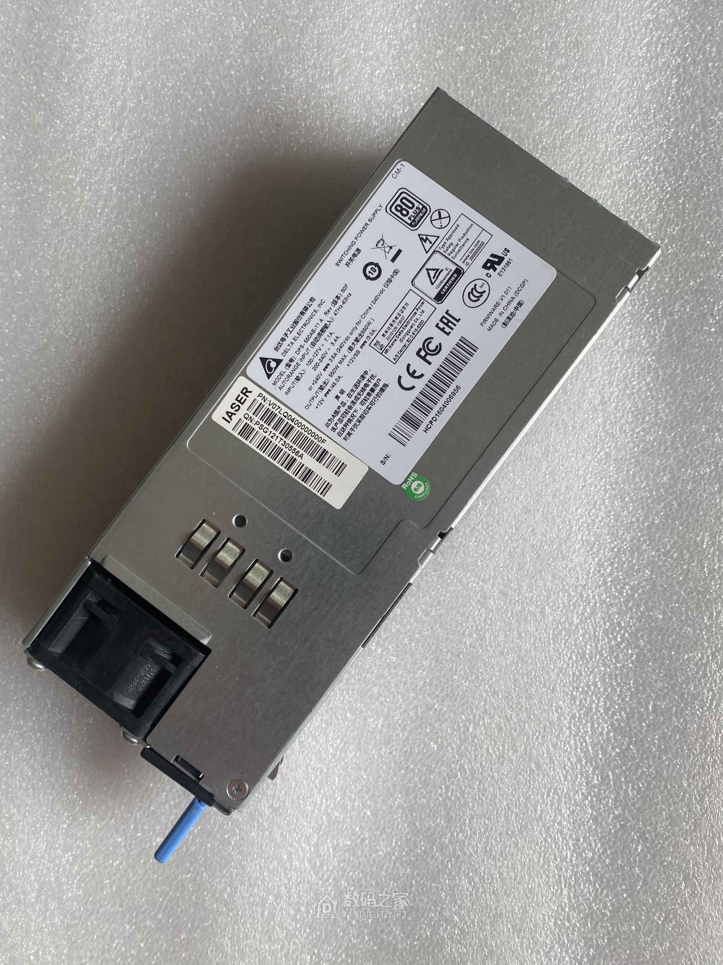 台达/浪潮 NF5170M4 SA5112M4 550W 服务器电源 DPS-550AB-11 A - 数码交易区 数码之家