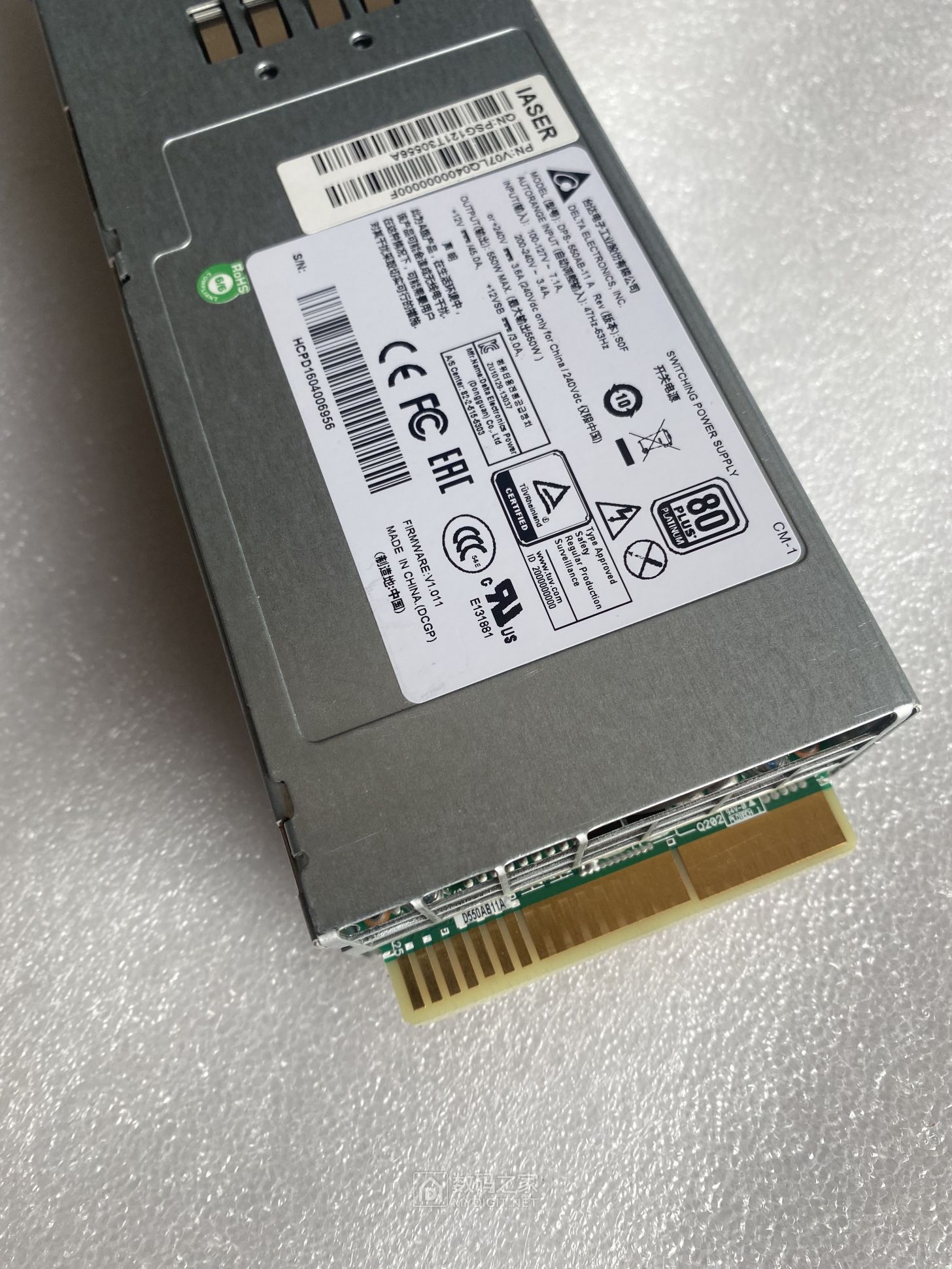 台达/浪潮 NF5170M4 SA5112M4 550W 服务器电源 DPS-550AB-11 A - 数码交易区 数码之家