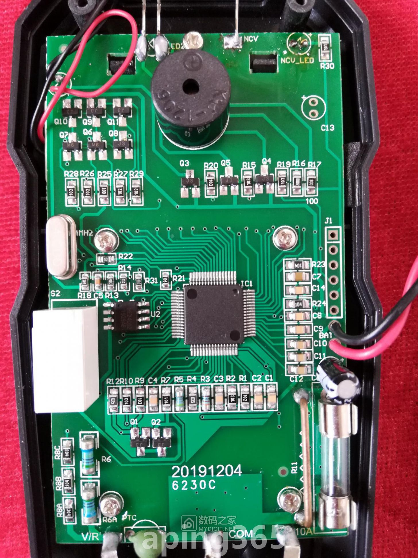 CY6230C全自动万用表拆解/改9999/电路图独家全网首发 - 仪表谈谈 数码之家