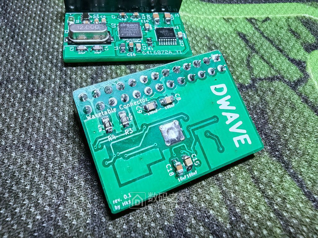 基于开源项目制作的SAM2695 WaveBlaster MIDI 波表子卡 - 硬件博物馆 数码之家