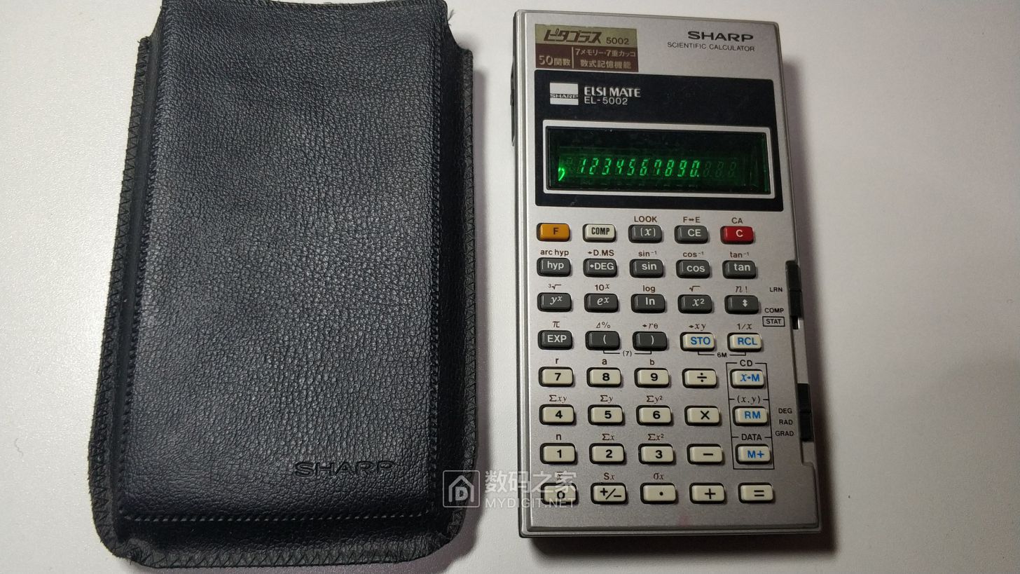简拆夏普荧光管计算器SHARP EL-5002 - 拆机乐园 数码之家