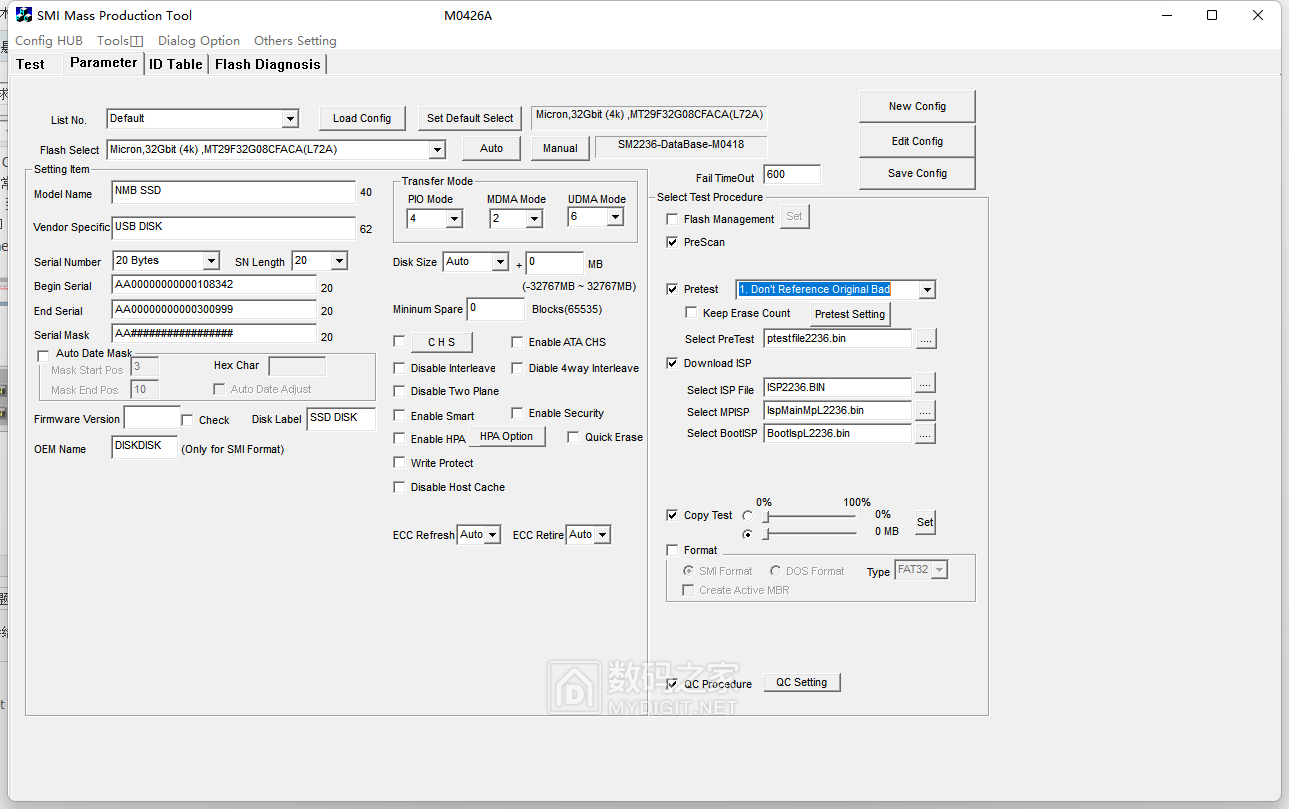 求教SM2236开卡失败Check pretest fail(32) - SSD存储技术 数码之家