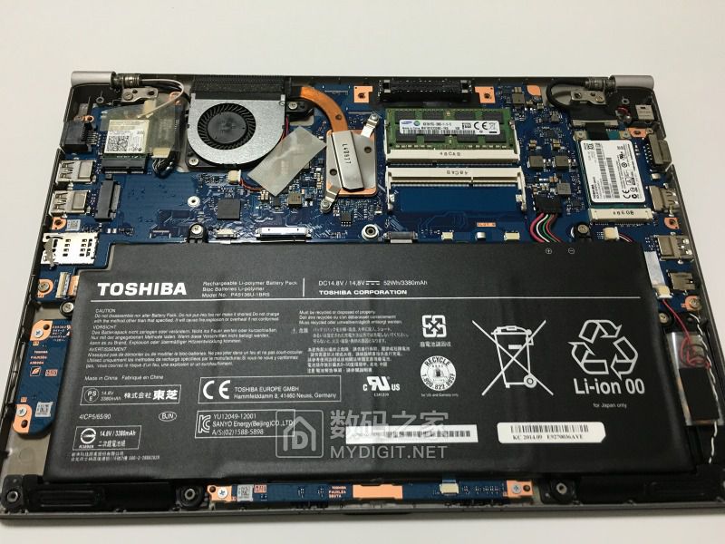 岛国东芝R63 笔记本拆机 - 拆机乐园 数码之家