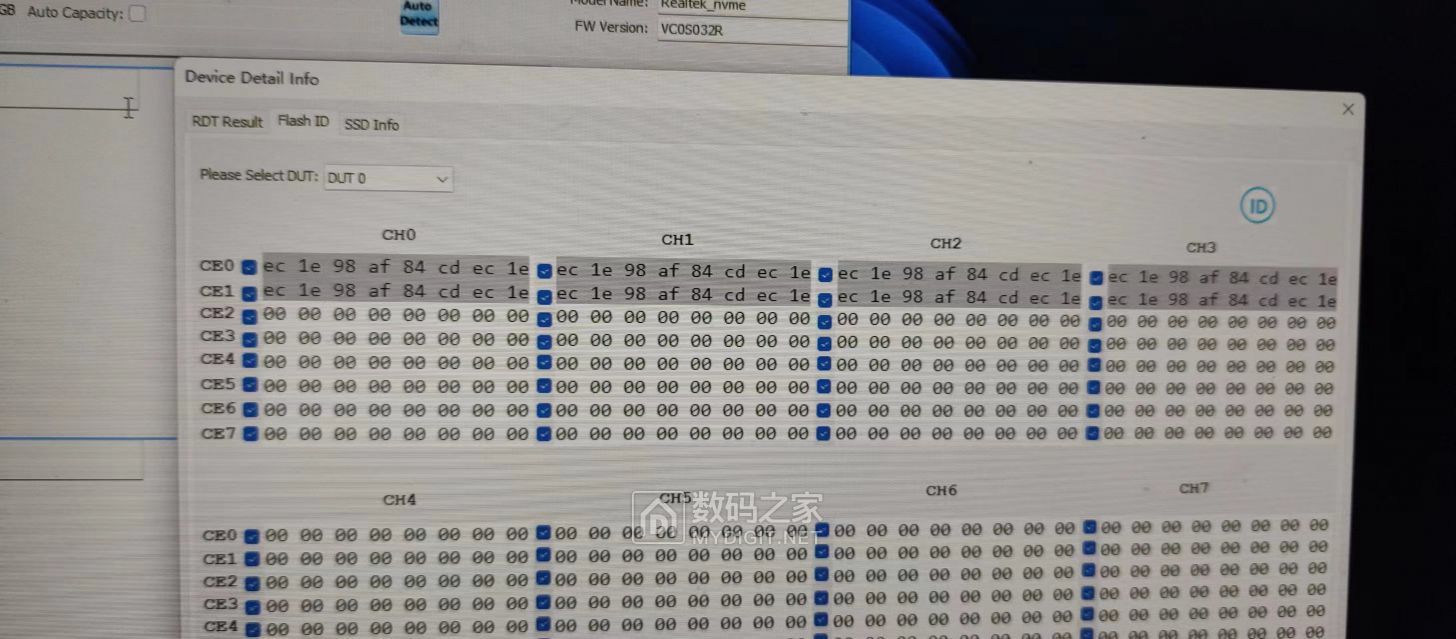 RTS5766DL开卡求助，Flash fail,Read ID fail - SSD存储技术 数码之家