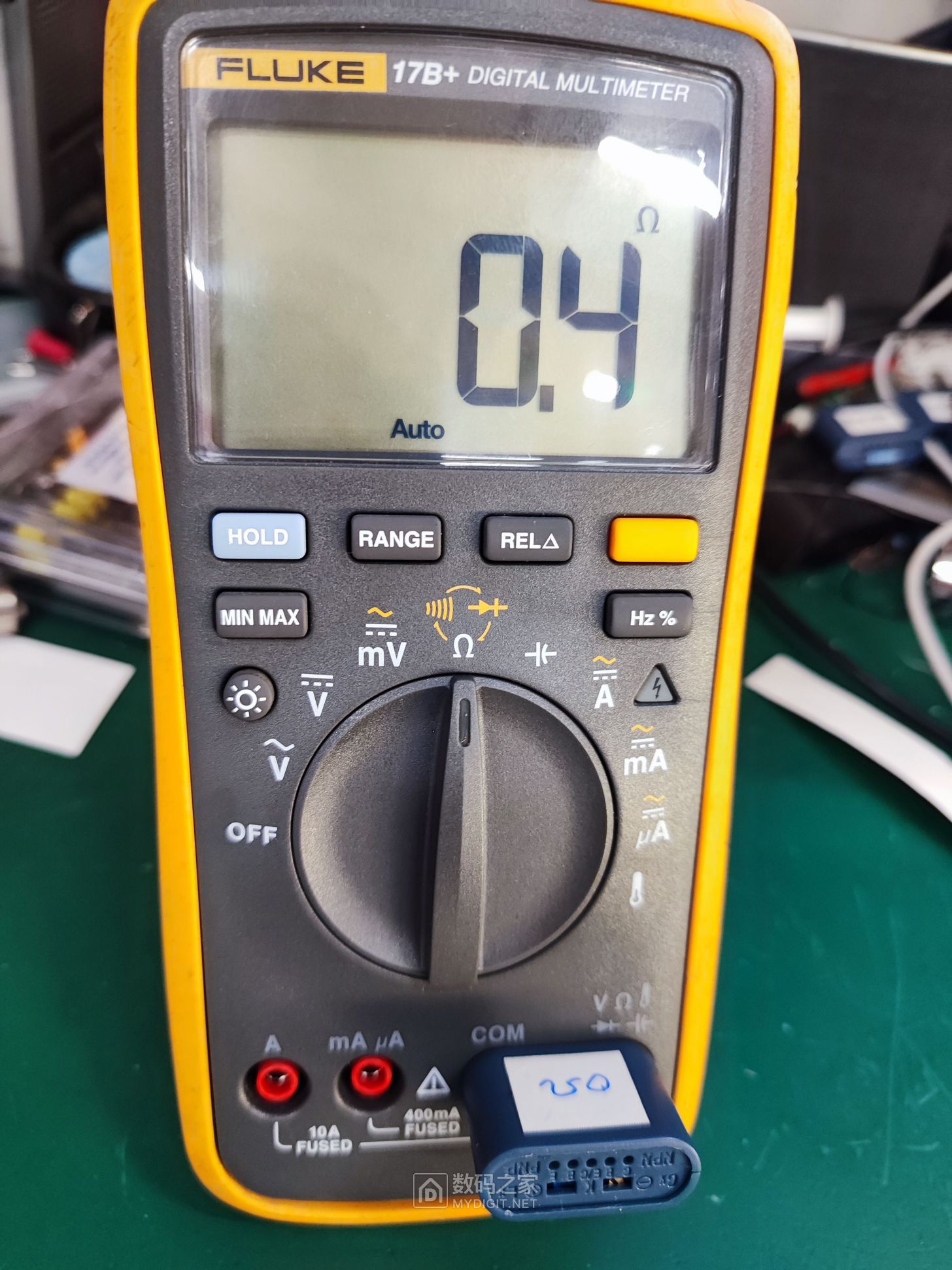 福禄克17b+电阻档有底数问题 - 仪表谈谈 数码之家