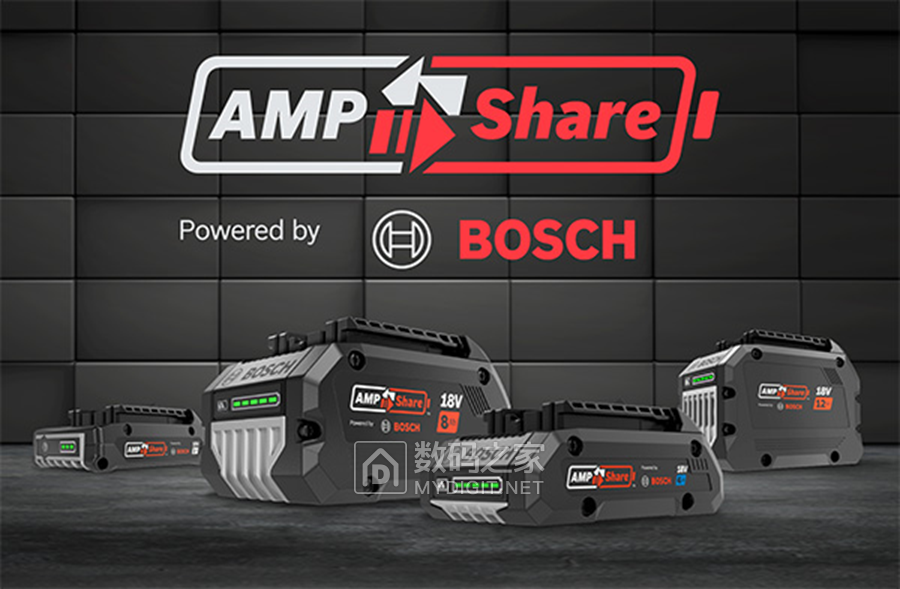 博世（BOSCH）共享直流平台AmpShare进军北美 - 我是工具控 数码之家